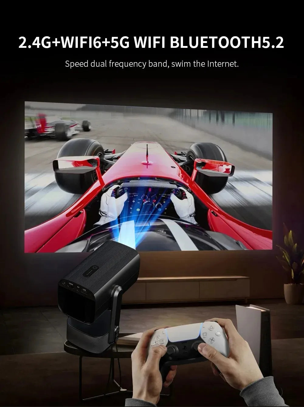 Portable 4K Android Projector – Mahya